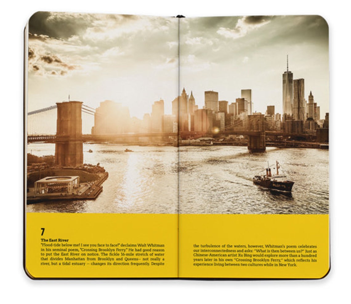Yellow New York Notebook NYC Inspirational Travel Gift Big - Etsy UK