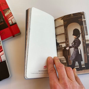 Red Cover London Notebook, London Travel Gift, London Travel Sketchbook ...