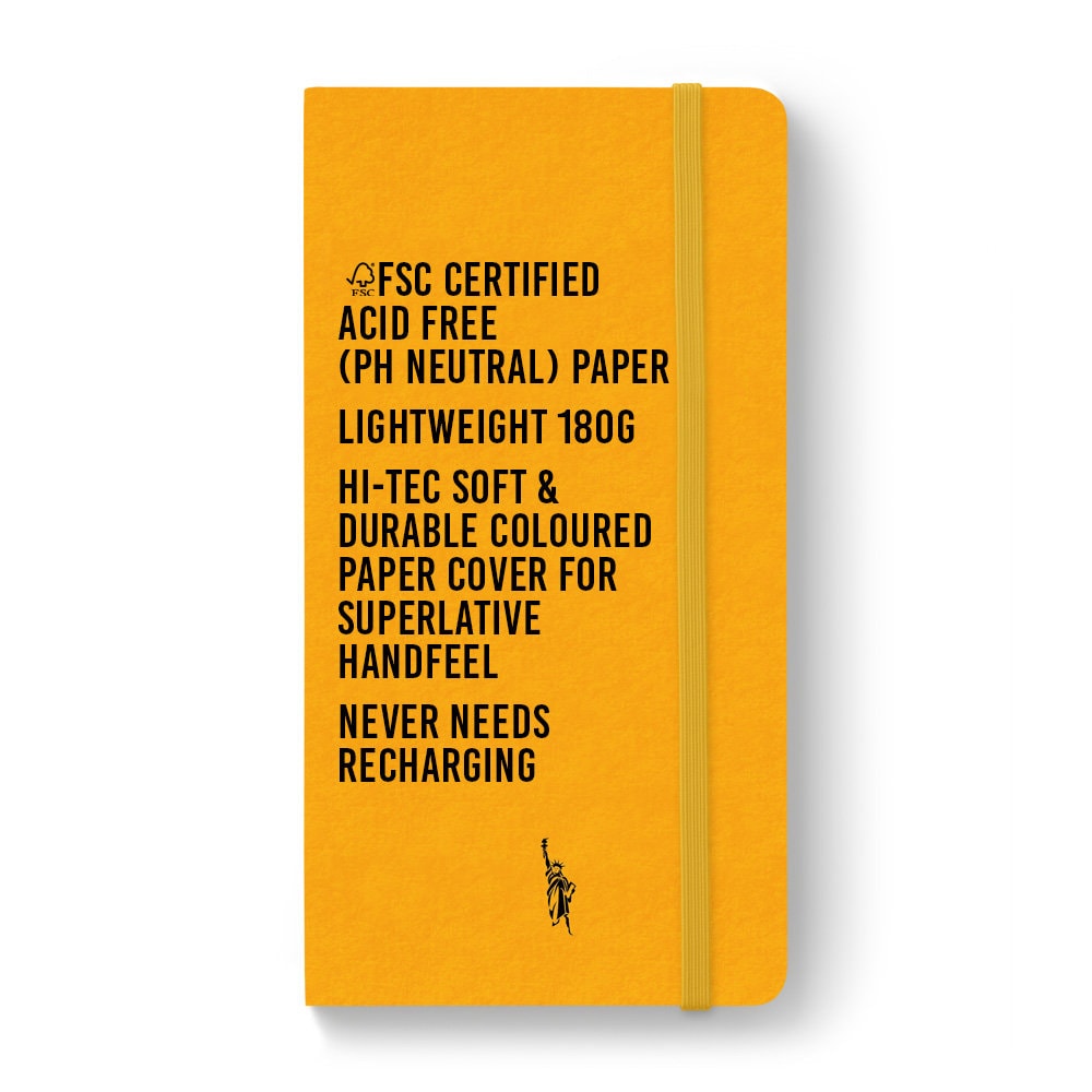 Yellow New York Notebook NYC Inspirational Travel Gift Big | Etsy UK