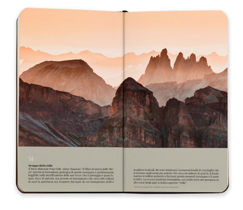 Dolomites Notebook Mountain Sketchbook Inspirational Gift - Etsy UK
