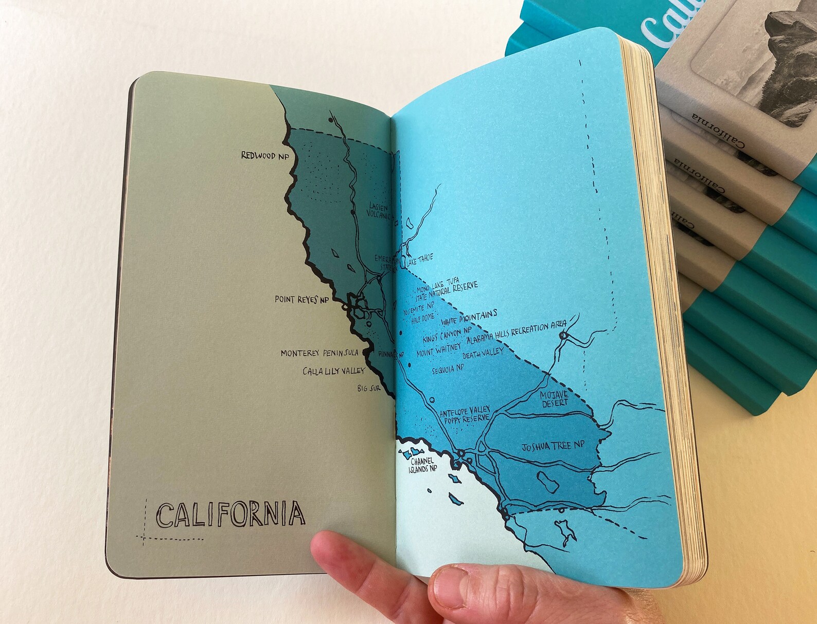 California Notebook California Travel Journal California | Etsy UK
