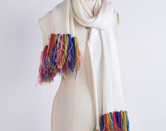 Machine Knit Scarf - Etsy