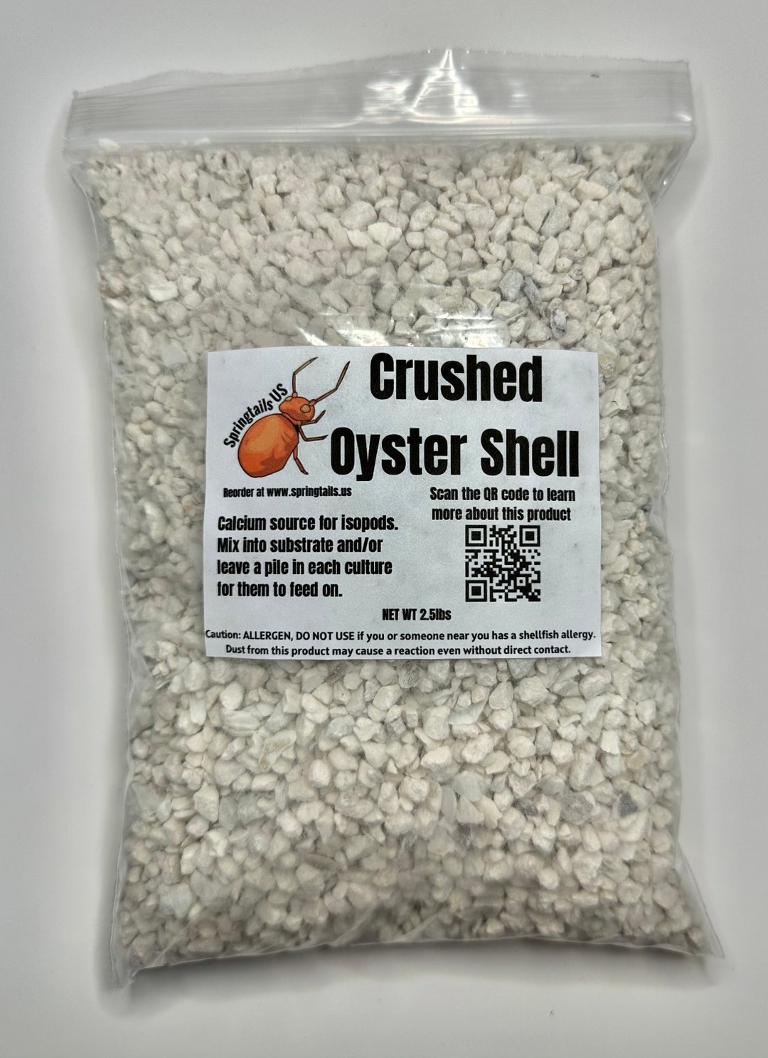 1 Quart (2.5lbs) Crushed Oyster Shell Isopod Calcium Supplement - Etsy