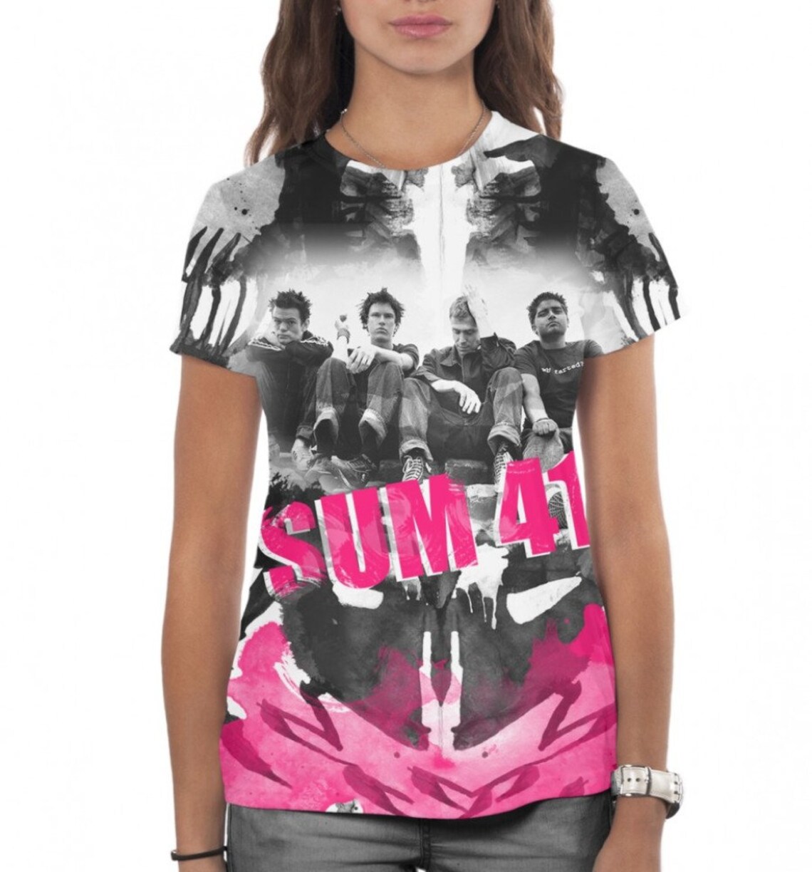 Sum 41 Members T-Shirt High Quality Tee Men's | Etsy