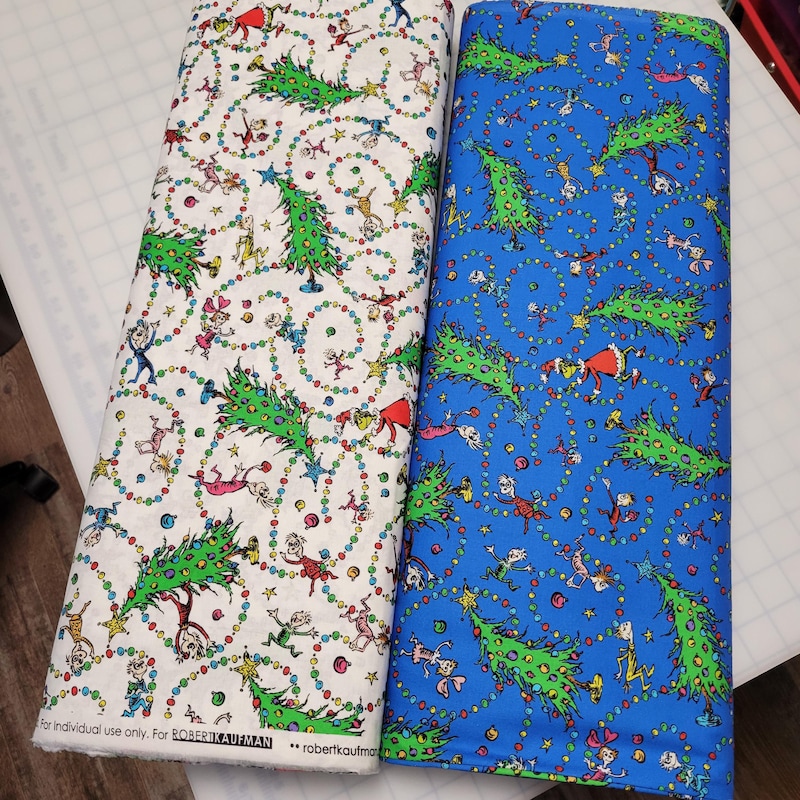 The Grinch Fabric Panel - Etsy