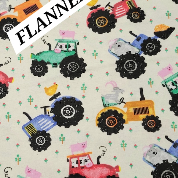 Tractor Fabric - Etsy