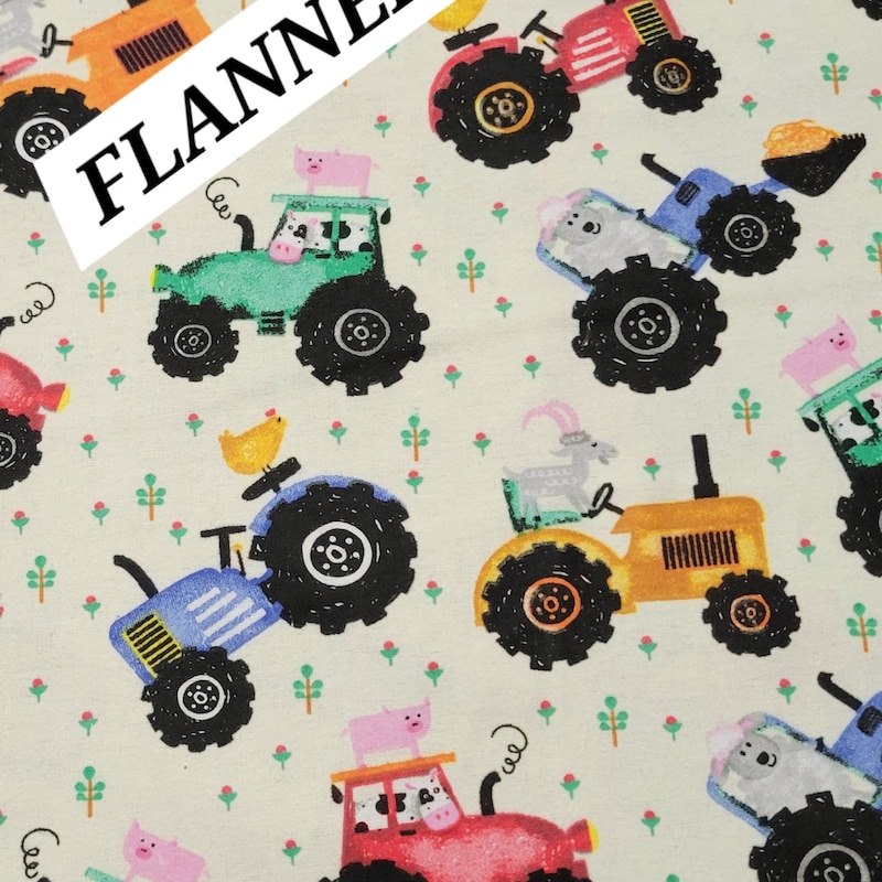 Farm Scene Fleece Fabric - Etsy