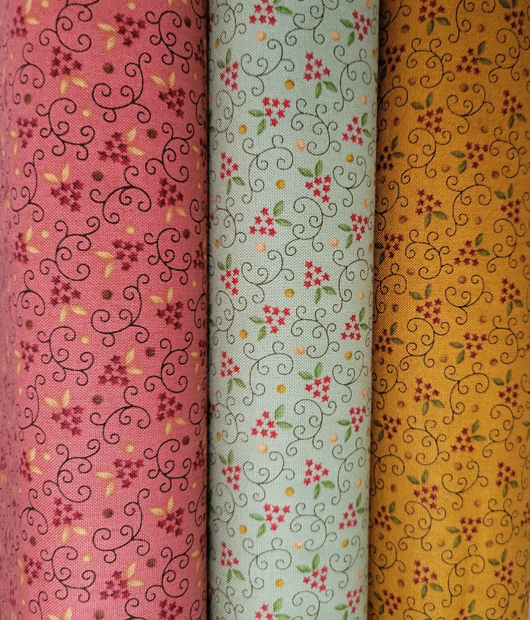 Scraps of Kindness Cotton Fabric by Kim Diehl for Henry Glass Fabrics ...
