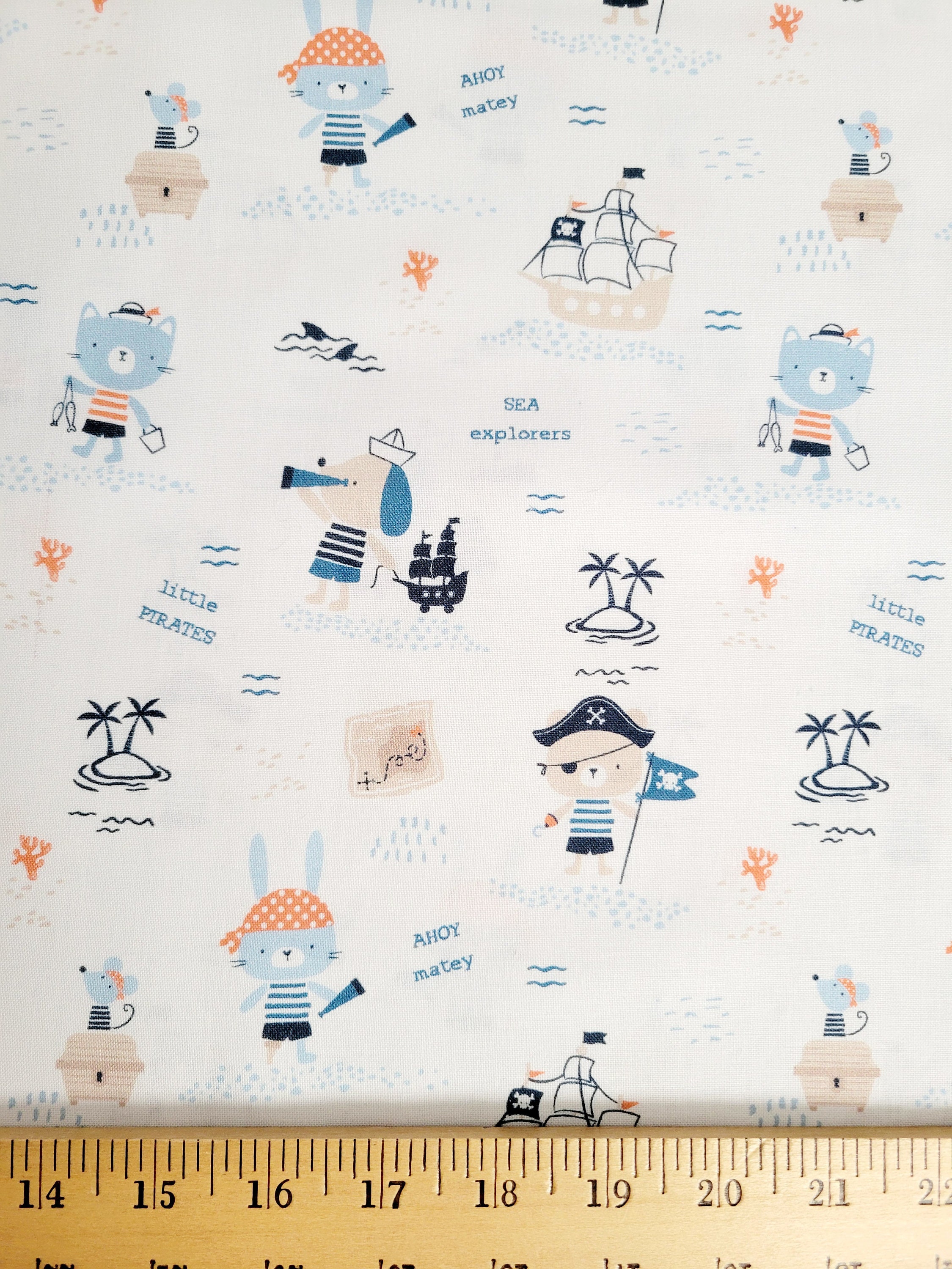 Sailor Toss Kids Cotton Fabric From Springs Creative. Quilting/craft ...