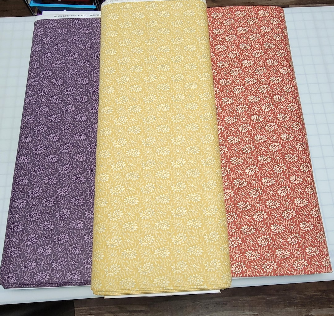 Hearthstone Spiceberry Cotton Fabric by Lynn Wilder by Marcus Fabrics ...