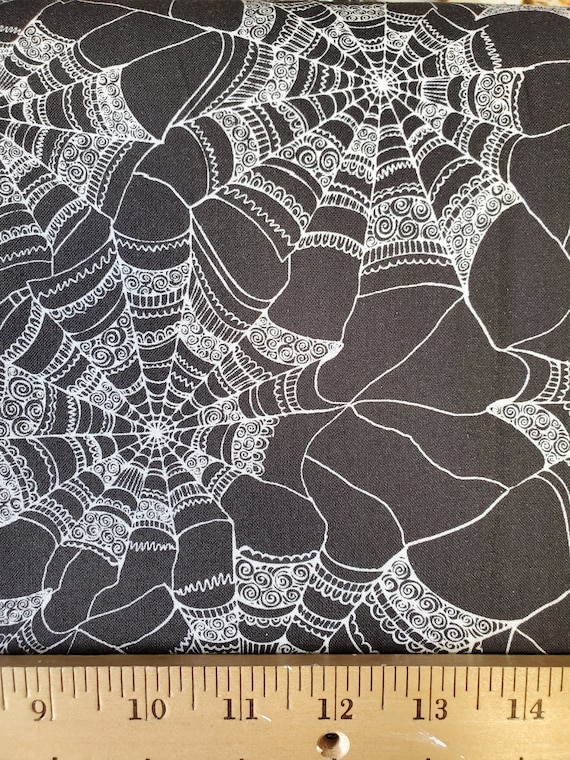 Halloween Spiderweb Cotton Fabric From Springs Creative. - Etsy