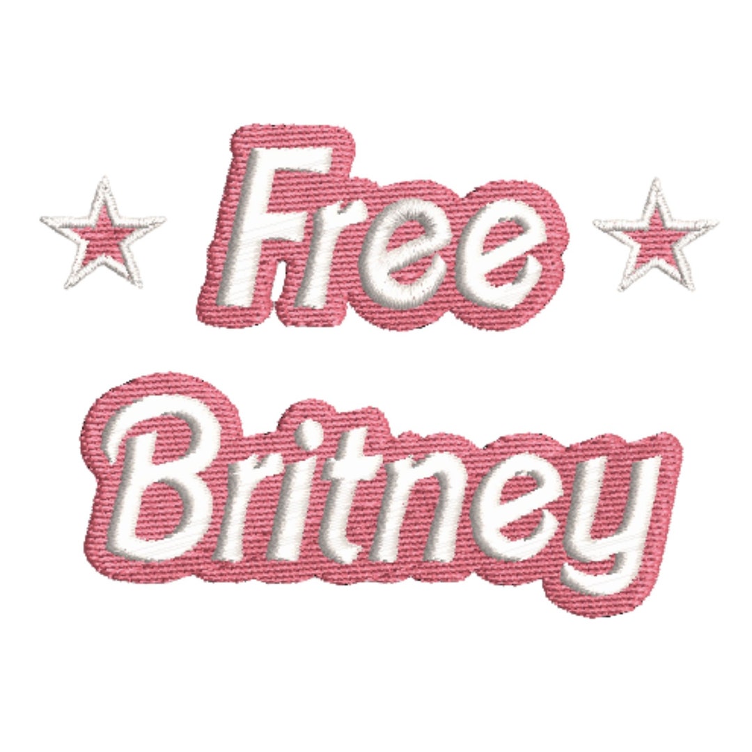 Free Britney Embroidery Machine Design Format Pes. Exp. Jef. Dst. Hus ...