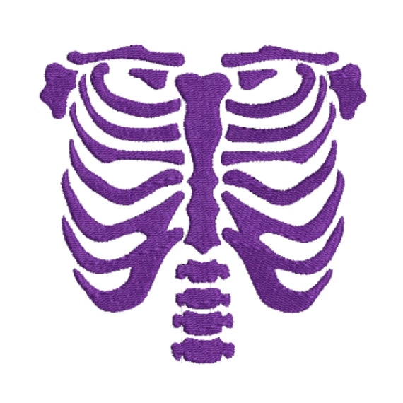 Skeleton Torso Embroidery Machine Design Format Dst. Xxx. Hus. | Etsy
