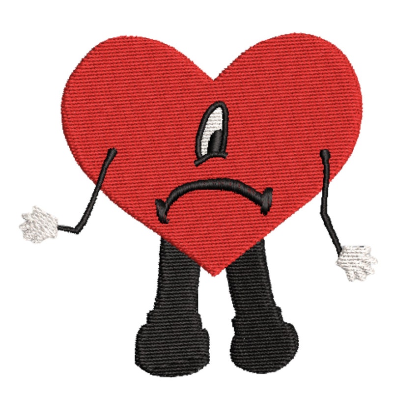 Bad Bunny Heart - Etsy