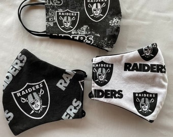 Las Vegas Raiders Face Mask - Etsy