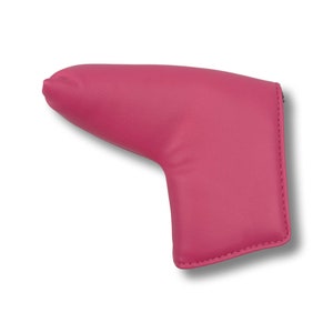 Pink Leather Putter Head Cover Magnetic Closure by Detroit Golf Co. - Etsy