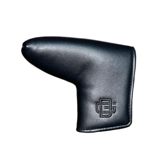 Black Leather Putter Head Cover Magnetic Closure by Detroit - Etsy