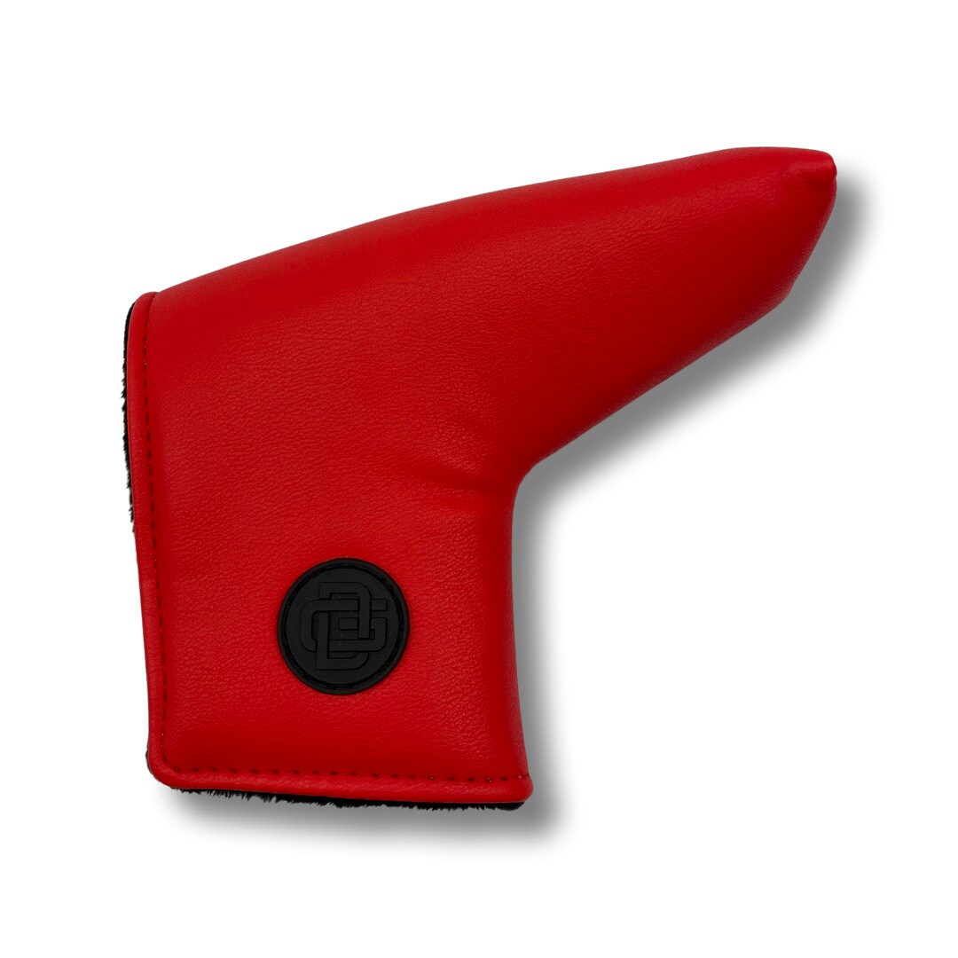Red Leather Putter Head Cover Magnetic Closure by Detroit Golf - Etsy