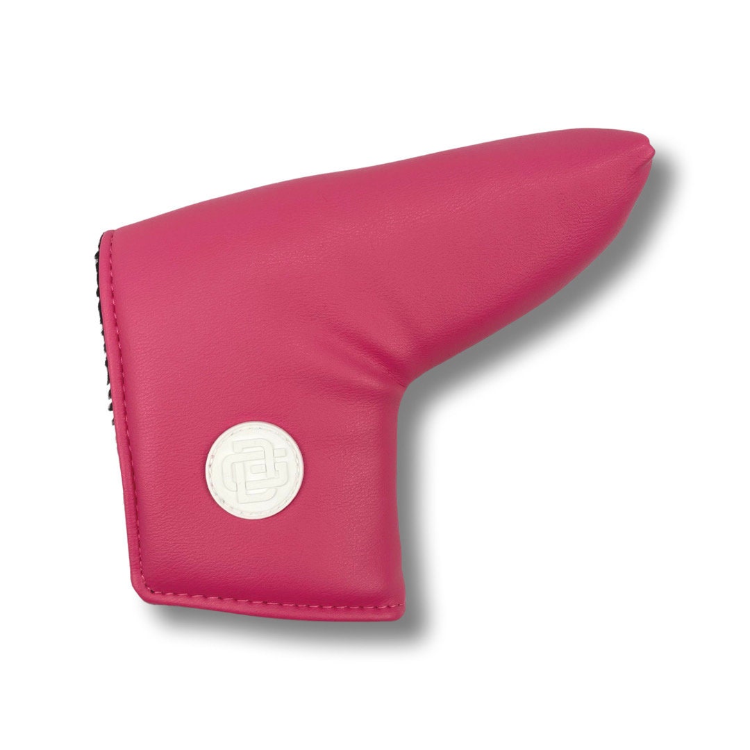 Pink Leather Putter Head Cover Magnetic Closure by Detroit Golf Co. - Etsy