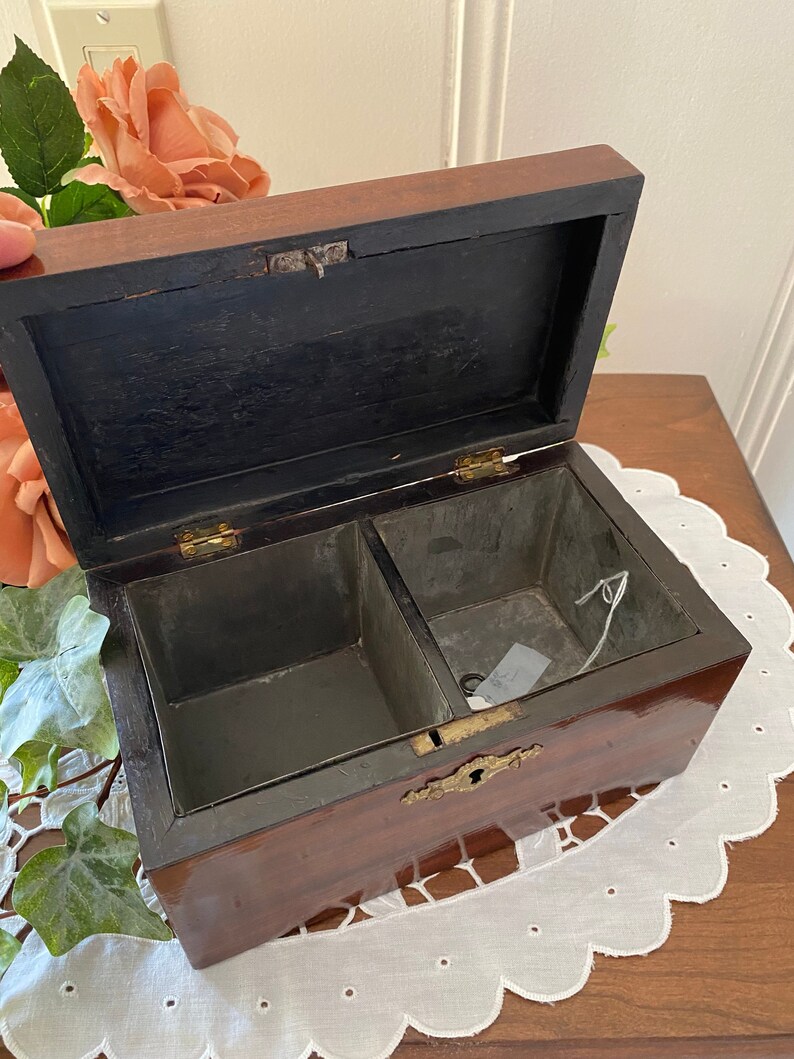 Antique Tea Box / Antique Tea Caddy - Etsy