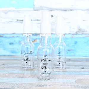 Wedding Bug Spray Bottles With Label, Wedding Favor for Guests, Custom ...
