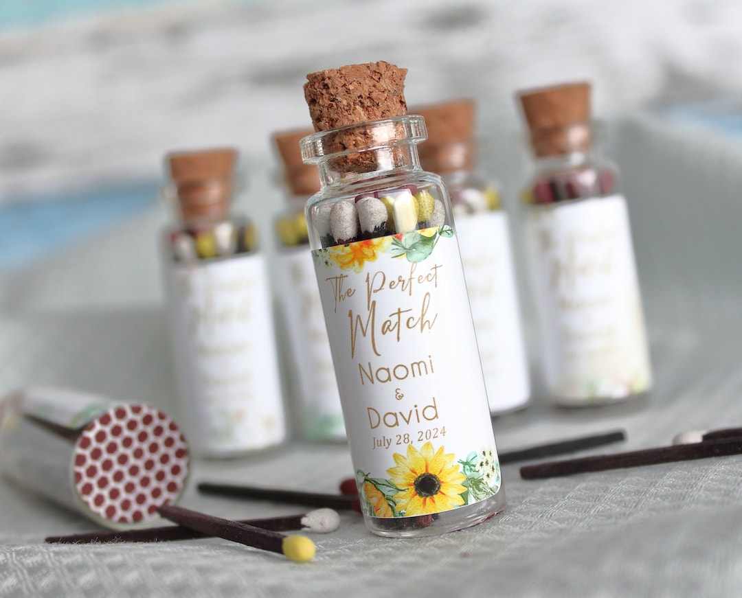 Bulk Custom Matches, Favor Match Bottles, Personalized Matches, Wedding ...