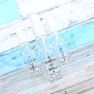 Wedding Bug Spray Bottles With Label, Wedding Favor for Guests, Custom ...