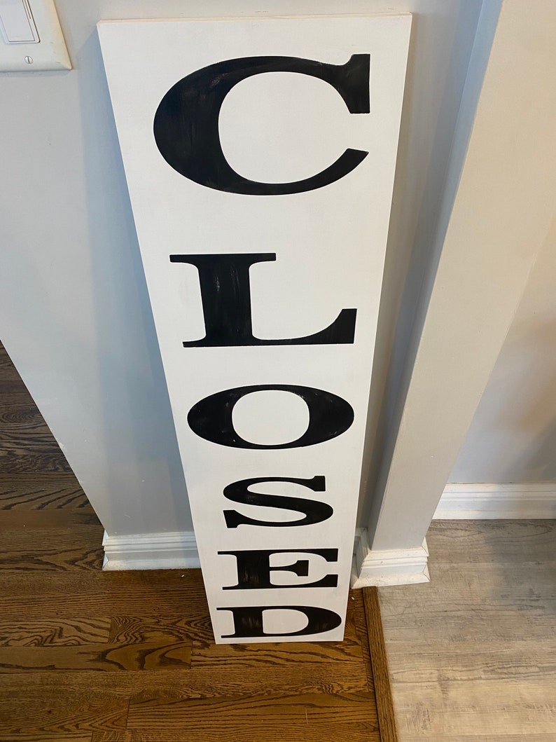 Double Sided Open/close Sign - Etsy