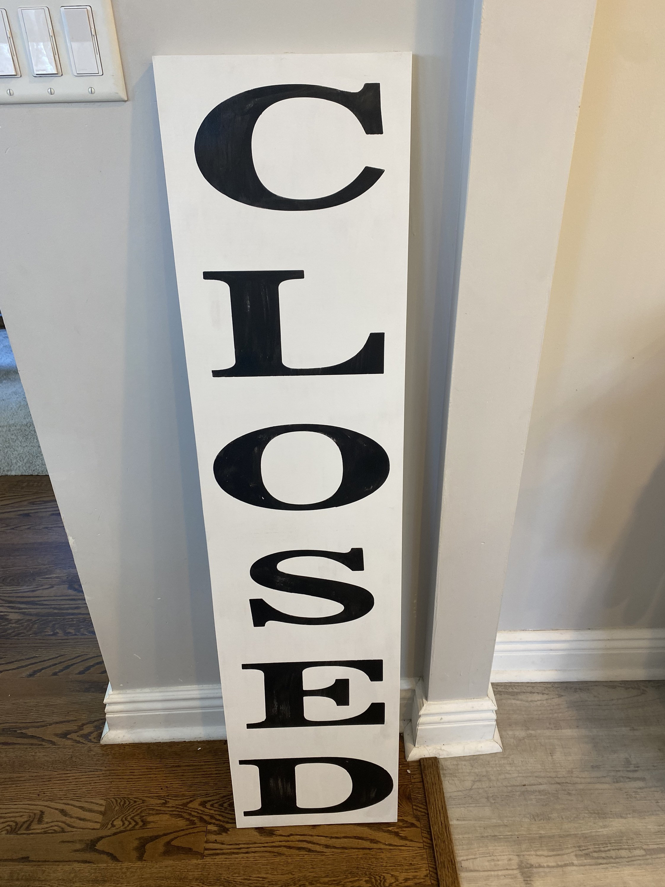 Double Sided Open/close Sign - Etsy