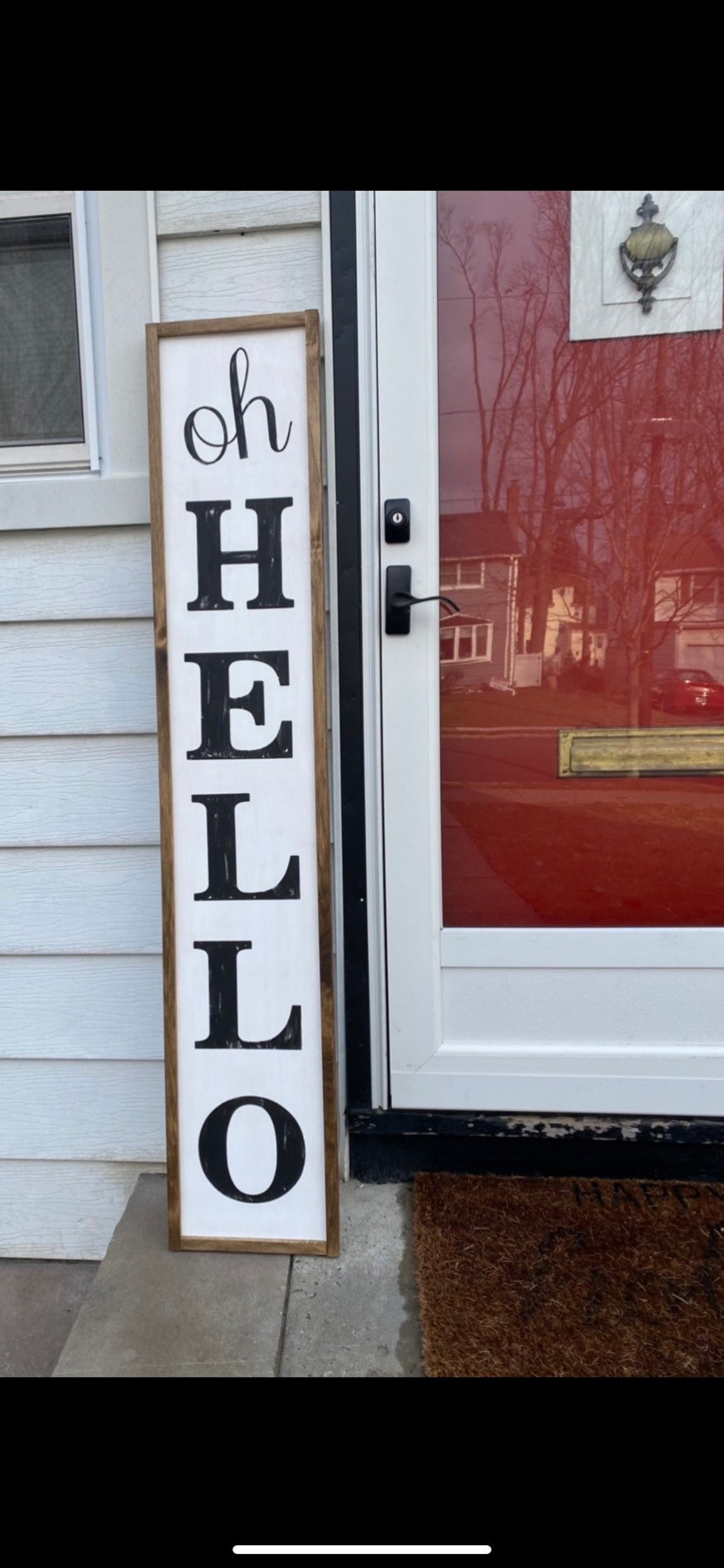 Oh Hello Porch Sign - Etsy