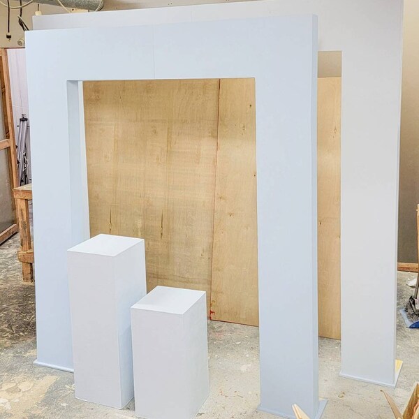 3d Square Arch Backdrop - Etsy