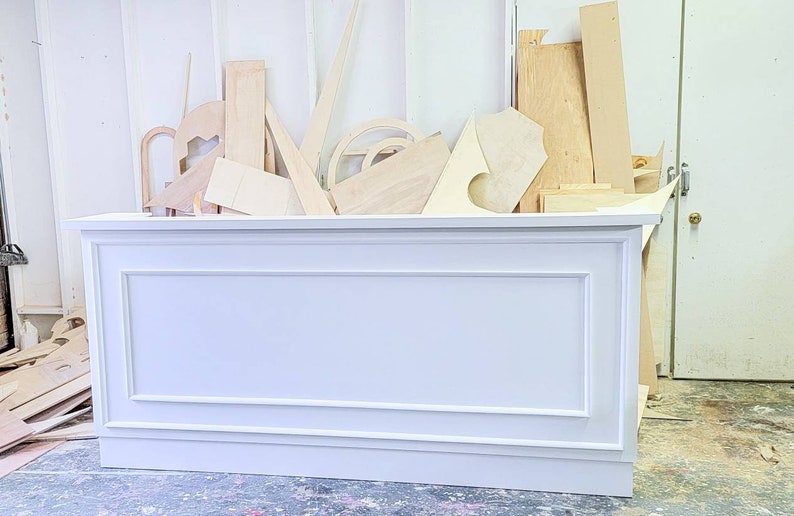 Classic Reception Desk , Office Desk, Modern Frontdesk, Table, Desk ...