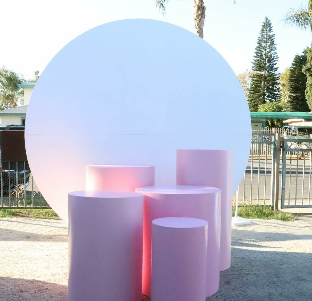 Local Nj PICKUP ONLY Round Plinths Round Pedestals Dessert - Etsy