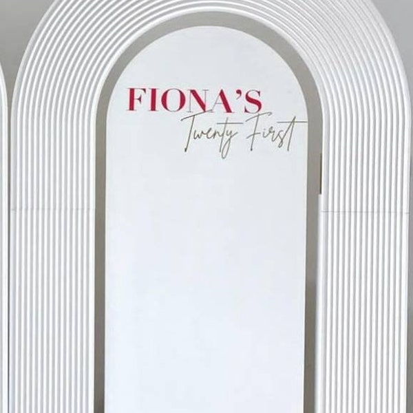 Ripple Arch Backdrop - Etsy