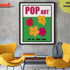 POP ART Printable Poster Art Movement Poster Printable - Etsy UK
