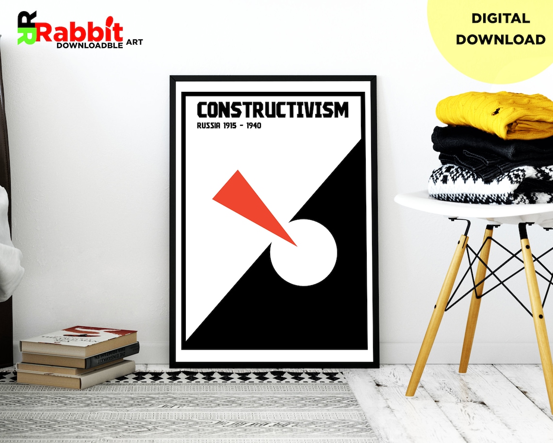 CONSTRUCTIVISM ART Printable Poster Art Movement Poster Printable Wall ...