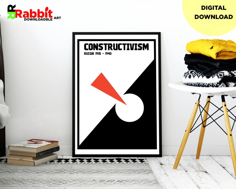 CONSTRUCTIVISM ART Printable Poster Art Movement Poster Printable Wall ...