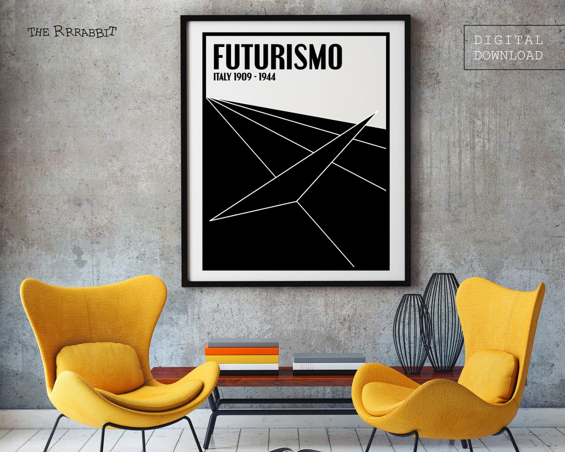FUTURISM ART Printable Poster Art Movement Poster - Etsy UK