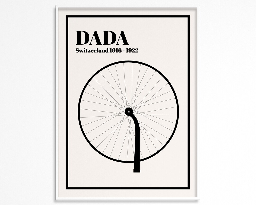 Cartel imprimible de arte dadaísmo - Marcel Duchamp - Rueda de ...