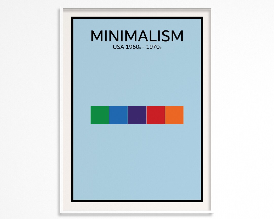 MINIMALISM ART Printable Poster - Art Movement Poster - Printable Wall ...