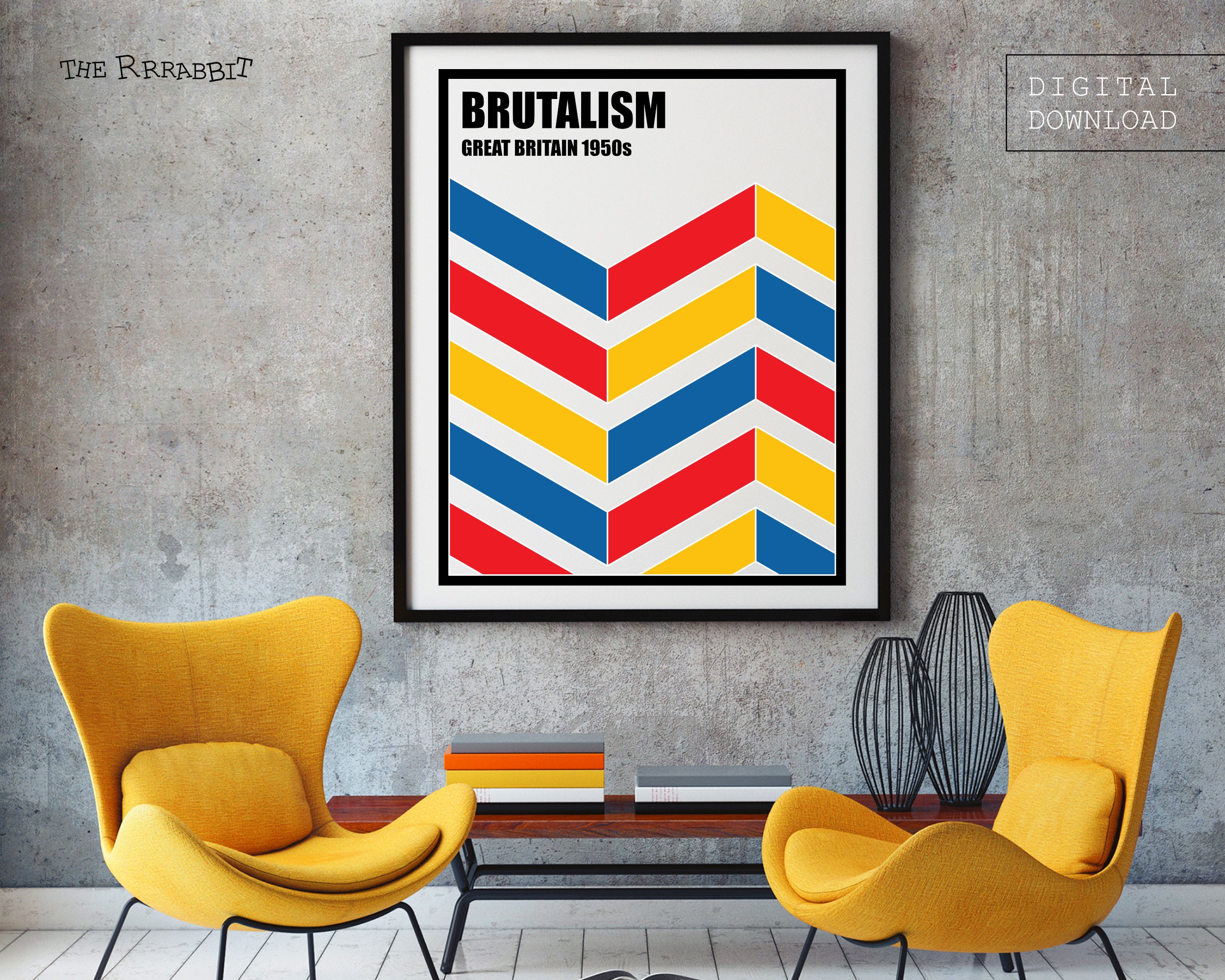 Brutalism Poster Brutalism style Poster Digital Download | Etsy