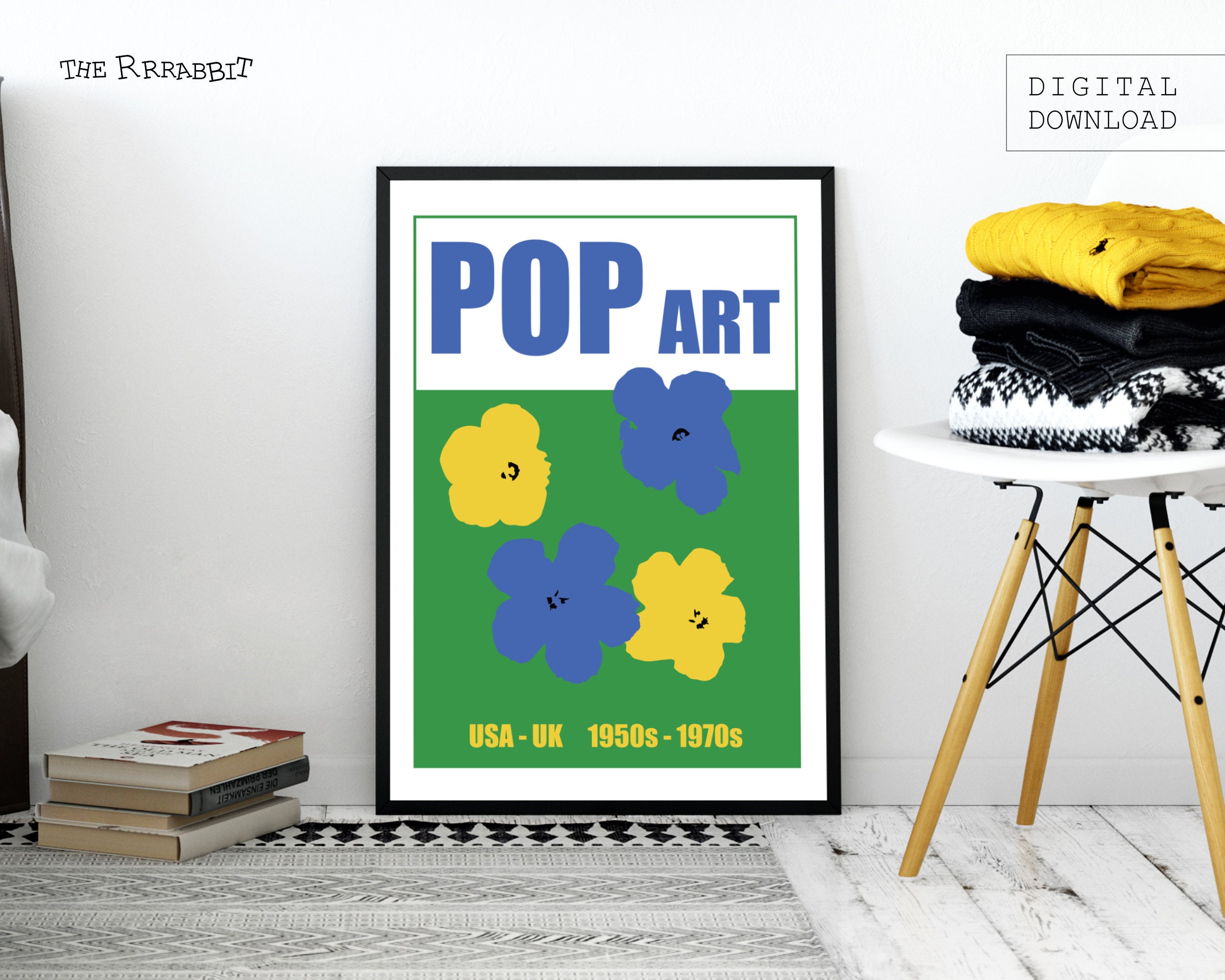 Modern Pop Art Print Pop Art Printable Pop Culture Wall - Etsy UK
