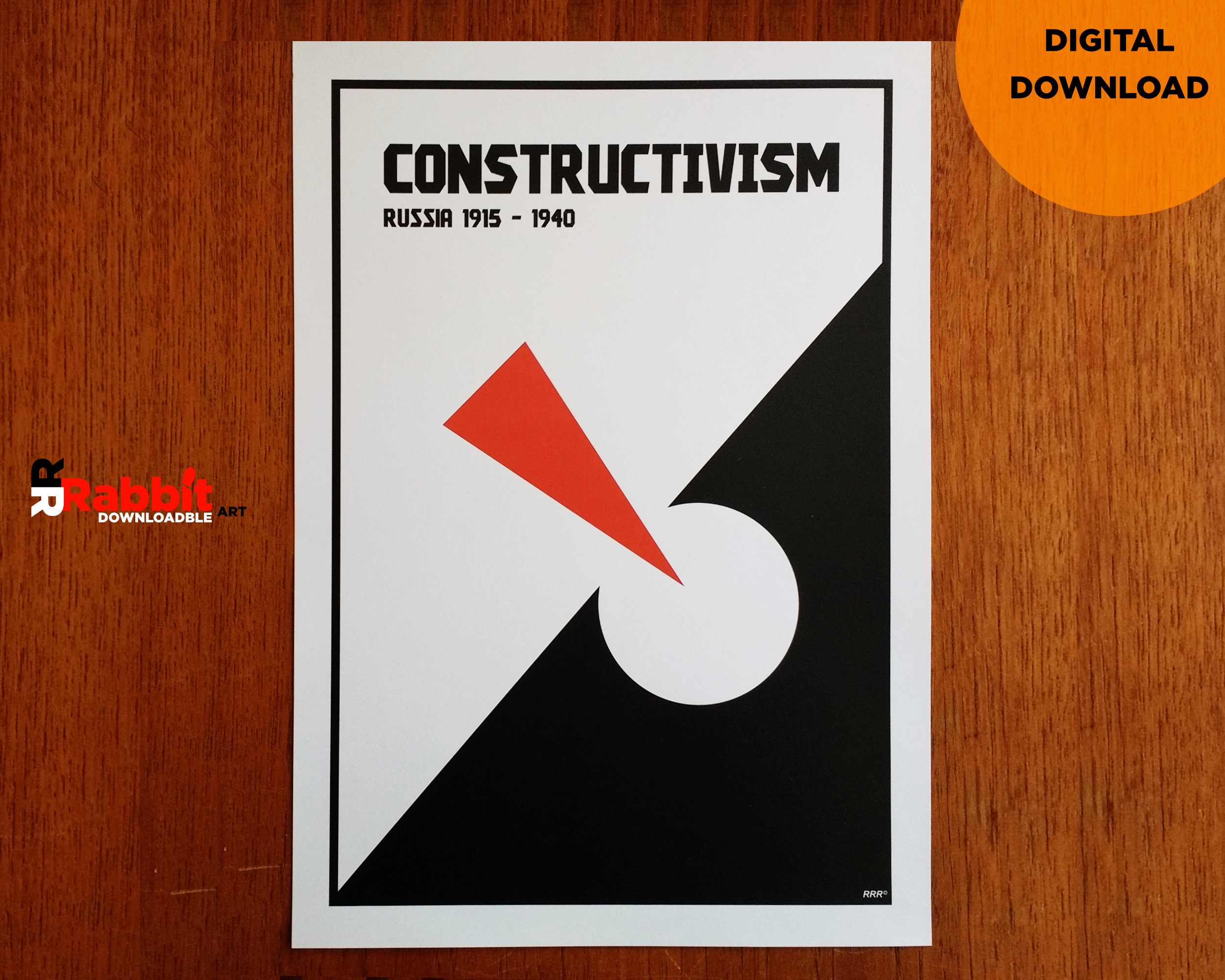 CONSTRUCTIVISM ART Printable Poster Art Movement Poster Printable Wall ...