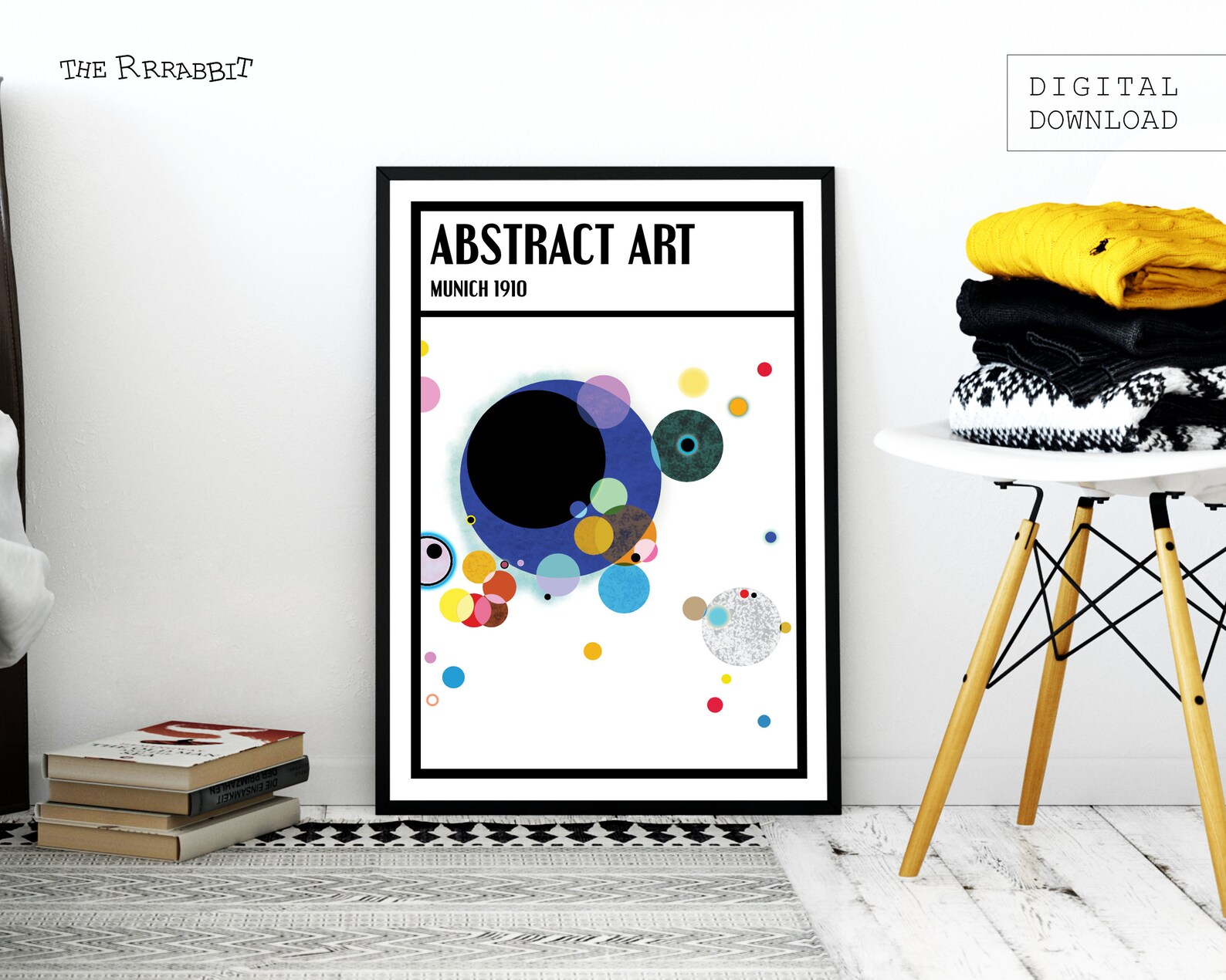 ABSTRACT ART Printable Poster White Art Movement Poster - Etsy UK
