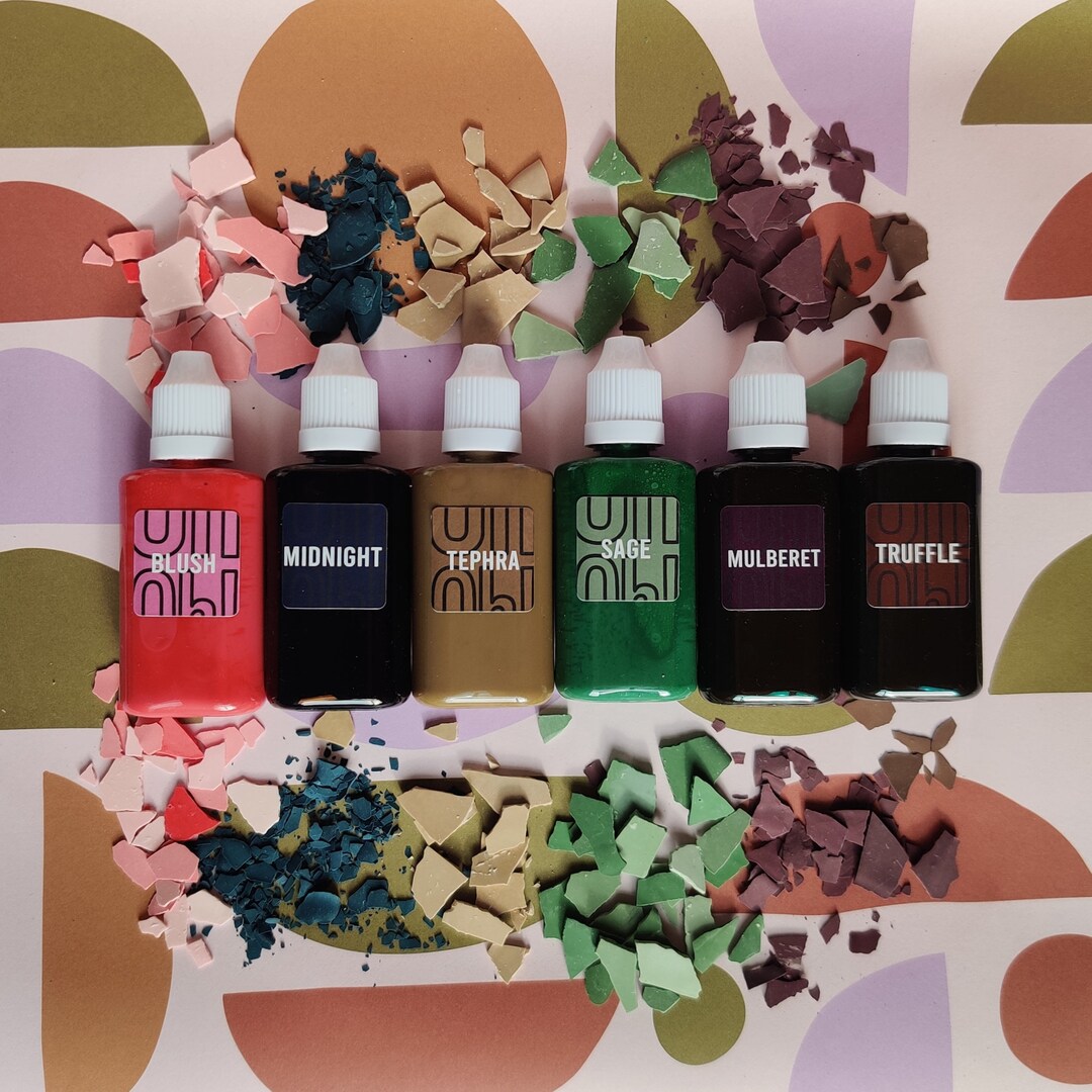 Jesmonite Pigment Set: Eco-resin, Aqua Resin - Pick Your Colors (30ml ...