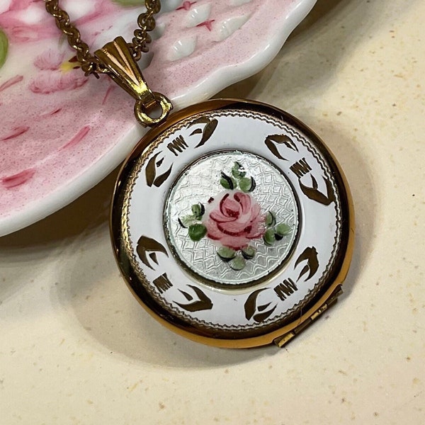 Guilloche Locket - Etsy