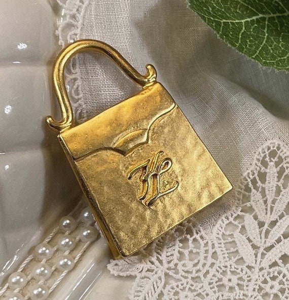 Karl lagerfeld brooch vintage - Gem