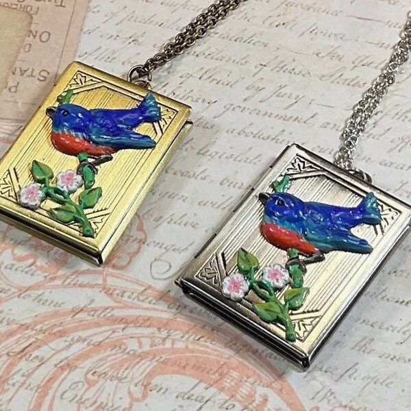Bluebird Necklace - Etsy
