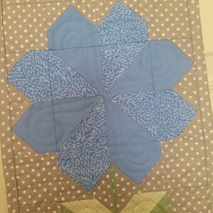 Original Quilt Pattern | Spring Bloom Quilted Wall Hanging With ...