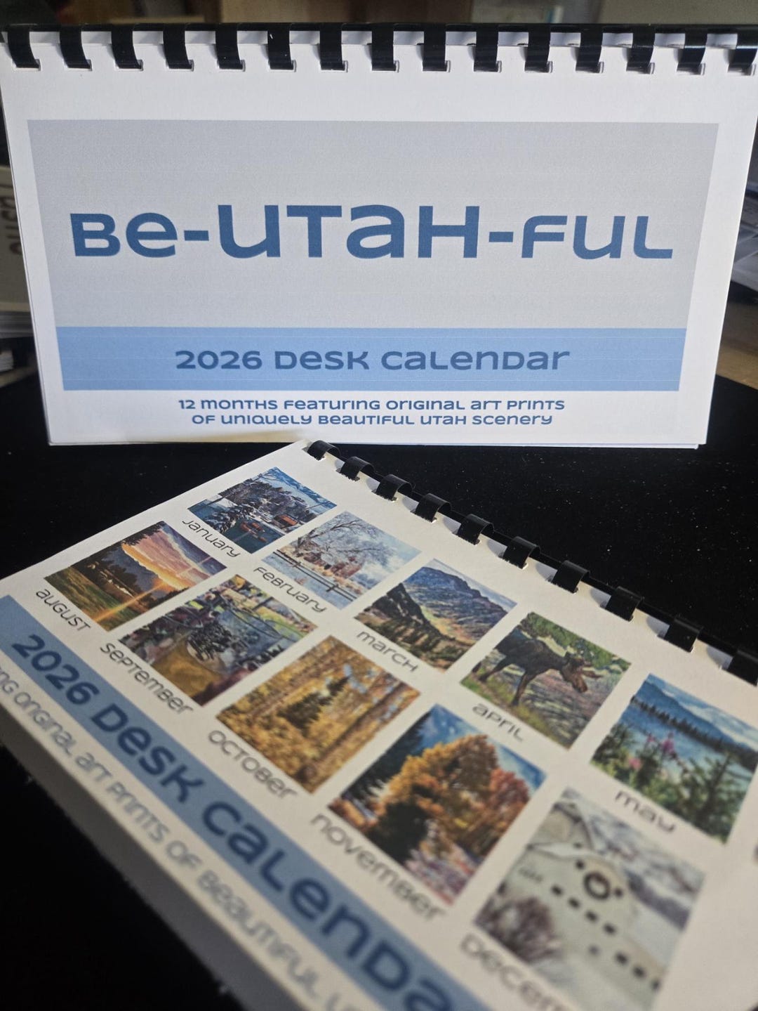 2026 Utah Scenic Desk Calendar | UTAH Monthly Planner | Original Scenic ...